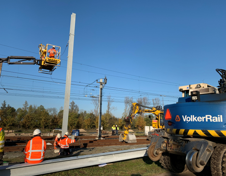 Indienststellingsstap 10 Lelystad Opstelterrein | VolkerRail